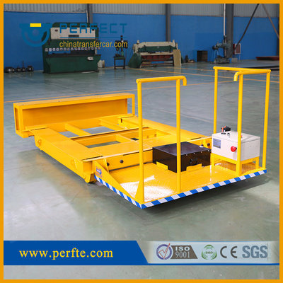 China manufacturer high quality steel plates flat pallet transfer trolley