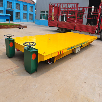storage battery powered steel pipes 30ton handling transporter with low price