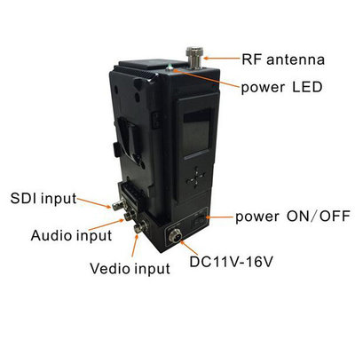 cctv camera broadcast 900mhz COFDM hd sdi video wireless mobile transmitter