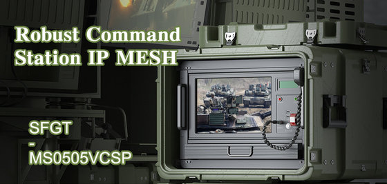 Robust 1.4G IP Mesh wifi vehicle transmitter for wireless video communication SFGT-MS0505VCSP