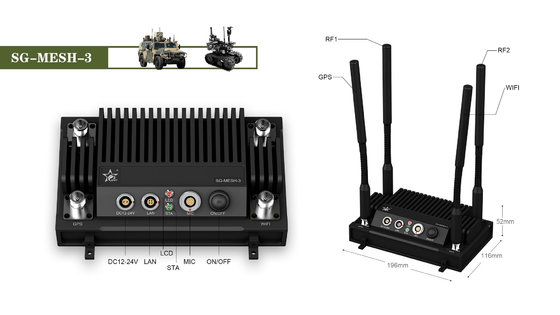 COFDM listening device spy long Range Integrate 1080p UAV Video repeater And Receiver long range hd video transmitter