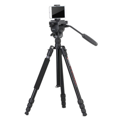 Portable Tripod Camera Stand Tripods For Phone with 1/4"Screw Release Plate for DSLR DV Camcorder Tripod