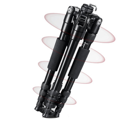 Amazon's TRIOPO sells a lightweight, portable, five-section digital camera tripod