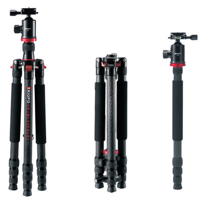 High Quality Foldable Heavy Duty Carbon Fiber Digital Camera Tripod G-3108+Q-2