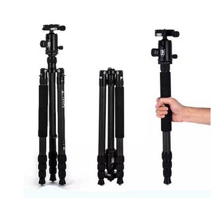 TRIOPO GT-2804X8.C+B-2 tripod kit camrea tripod professional carbon fiber tripod with monopd