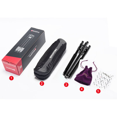 High Quality professional camera Portable Aluminium Alloy Tripod For Travel DSLR Camera Fast Flip Lock