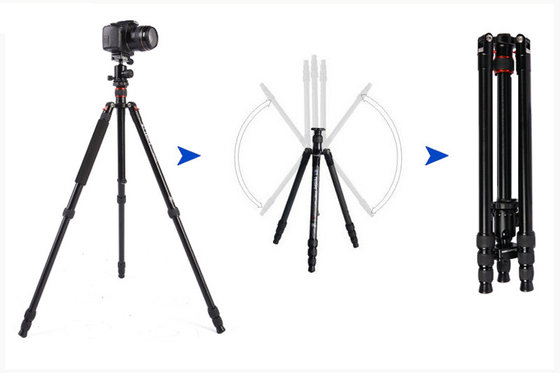 TRIOPO MT-2504X8.C+NB-1S tripod kit ,aluminium alloy tripod and SLR camera  tripod with monopod for Nikon,Canon,Sony