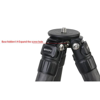 TRIOPO 4 -leg section tubes No-center column carbon Fiber Tripod for Heavy Camers and Lenses