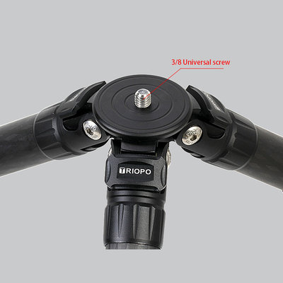 TRIOPO 4 -leg section tubes No-center column carbon Fiber Tripod for Heavy Camers and Lenses