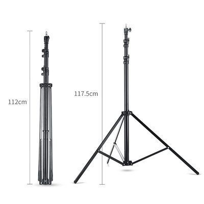 2.8m photography equipment air cushion led light tv tripod stand