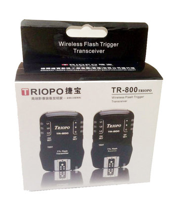 TRIOPO TR-800 Transmitter  Camera accessories/remote wireless TTL HSS 1/8000S Flash Trigger For Canon or NIkon