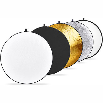 5-in-1 Photography Studio Light Multi Photo Disc Collapsible photographic reflector