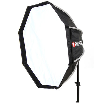 TRIOPO 120cm portable octagon umbrella softbox with speedlite adapter