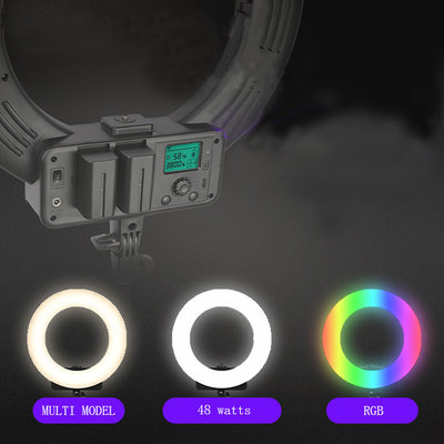 Professional video lighting Soft studio light 2800K-9990K RGB LED Video Light fullcolor rgb led lam for Camera film