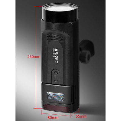 TRIOPO F1-250 pro all in one outdoor flash video studio lights