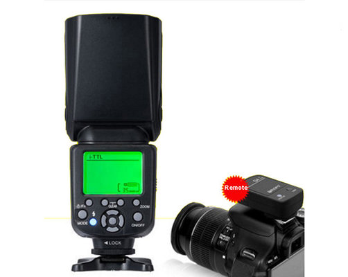 TRIOPO 2.4G Wireless HSS 1/8000s Master TTL Flash Speedlite for Nikon ,Canon Camera( TR-982III-N)