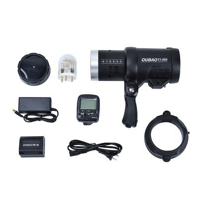 Bowen mount 2.4G TTL wireless outdoor studio flash strobe light （ F1-600)