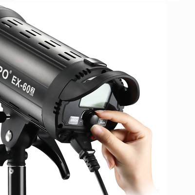 TRIOPO EX-60W 5600K 60W LED Video Light Wireless Remote Control with Bowens Mount for Photo Studio Photography Video