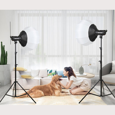 White 5600K Version  Continuous LED Studio lighting Kit Bowens Mount triopo Softbox OEM Better EX-60II