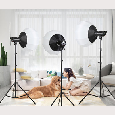 White 5600K Version  Continuous LED Studio lighting Kit Bowens Mount triopo Softbox OEM Better EX-60II