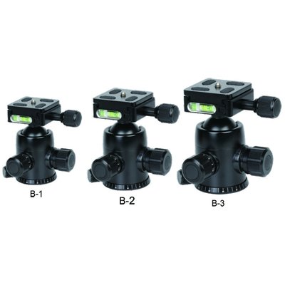 Professional Metal 360 Degree Rotating Panoramic Ball Head with 1/4 inch Quick Shoe Plate and Bubble Level