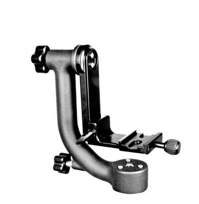 Professional Heavy Duty Metal 360 Degree Panoramic Gimbal Tripod Head with Arca-Swiss Standard 1/4'' Quick Release Plate