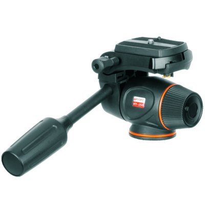 TRIOPO HY-250 Tripod Head Hydraulic Damping Video Head Tripod 1/4" 3/8" Head For DSLR Cannon Nikon Camcorders Shooting