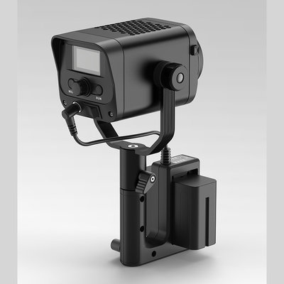 TRIOPO 60W Bi-Color blue booth and remote LED Video Light with Bowens Mount Adapter