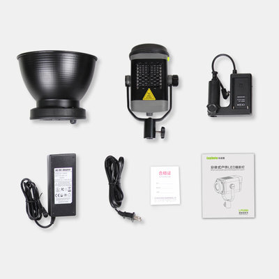 TRIOPO 60W Bi-Color blue booth and remote LED Video Light with Bowens Mount Adapter