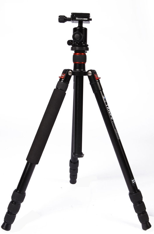 TRIOPO MT-2504X8.C+NB-1S tripod kit ,aluminium alloy tripod and SLR camera  tripod with monopod for Nikon,Canon,Sony