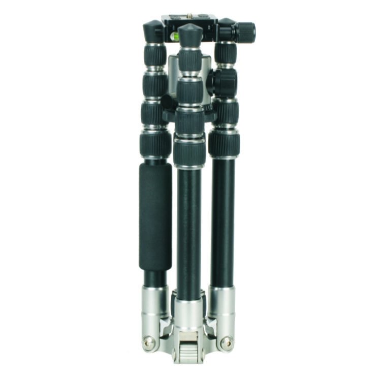 Compact Traveler Aluminum camera tripod for Travelling, Compact in Size, incl. Ball Head and Quick Release Plate