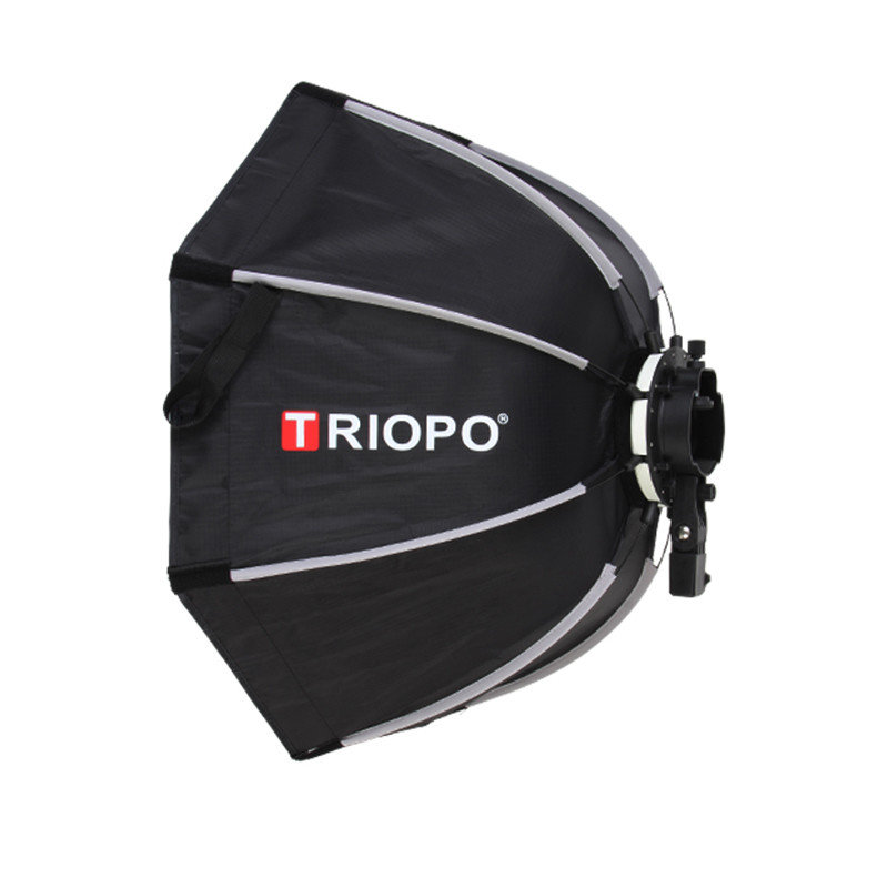 TRIOPO 120cm portable octagon umbrella softbox with speedlite adapter