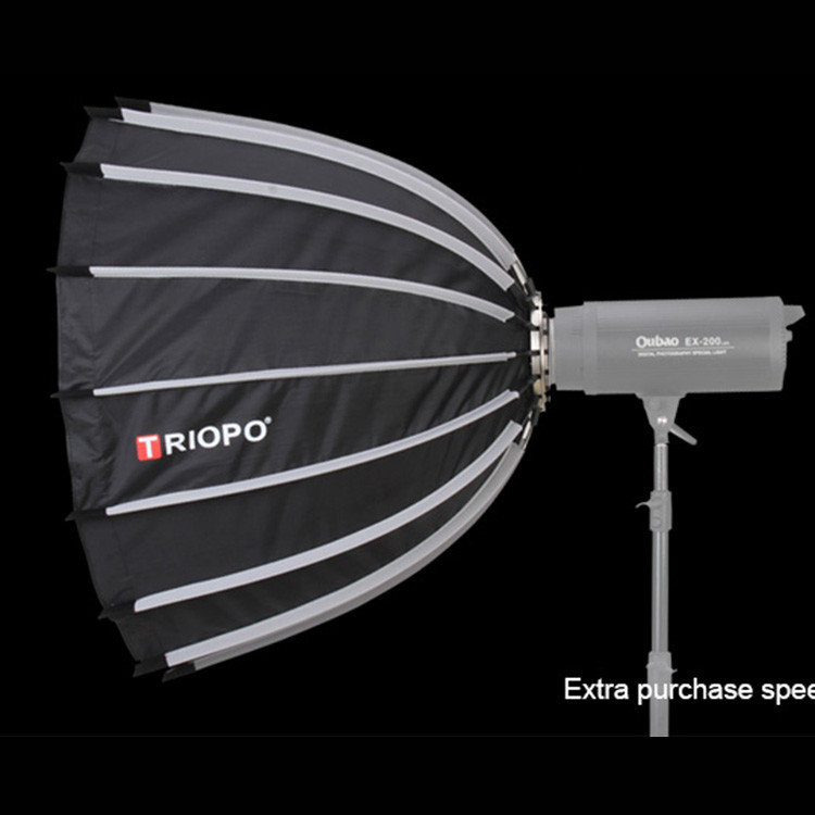 professional 16 rib 90cm deep photo studio parabolic softbox with bowens mount or Elichrom mount