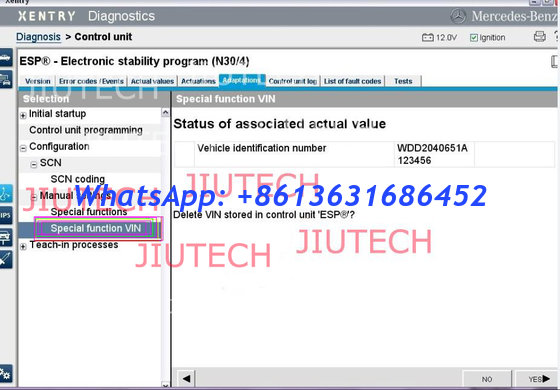 Online Mercedes Star Diagnosis Tool , Xentry Special Function Password Keygen