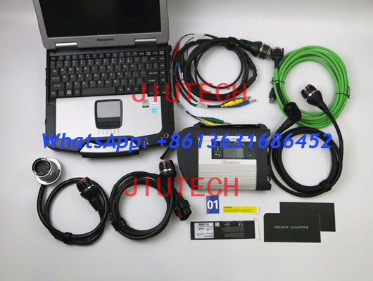 Full Set MB SD C4 Compact 4 With Panasonic cf30 Mercedes Star Diagnosis MB SD Connect C4