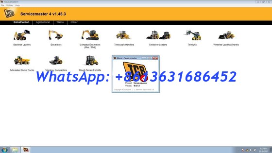 JCB diagnostic JCB Service Master 4 v1.45.3 heavy duty Truck Diagnose Scanner JCB Electronic Service Tool Interface