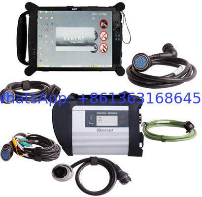 MB SD Connect C4 with Vediamo V05.00 Engineering Software DTS monaco Vediamo Plus EVG7 Tablet Support Offline Program supplier