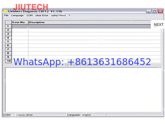 LIEBHERR DIAGNOSTIC KIT with t420 laptop, Liebherr Diagnostic Software with diagnostic cable engine and machine controll supplier