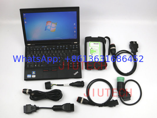 Volvo Vocom 88890300 for volvo heavy duty Truck Diagnostic tool Vocom Software PTT 2.05.87 support FH FM+cf30 laptop
