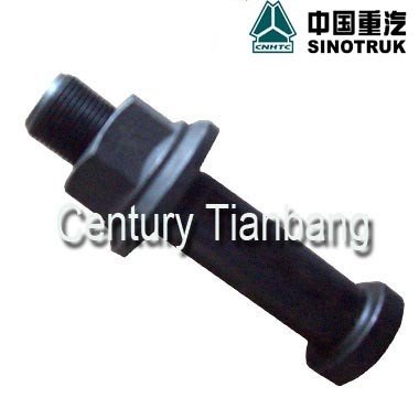 sinotruk howo trucks spare parts other truck parts REAR WHEEL BOLT WITH NUT