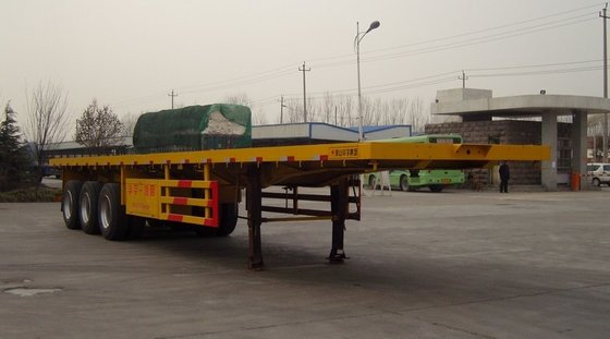 lower price 20ft/40ft flatbed contrainer semi trailer