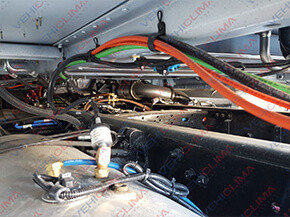 Rooftop Truck Water Heater , Small Gasoline Diesel Hot Water Heater