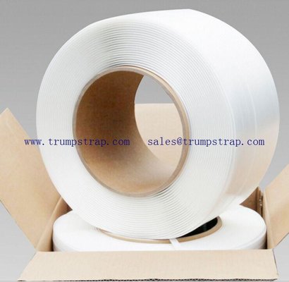 composite strap, packaging belt in transport/logistics packaging, fixing, warehousing etc