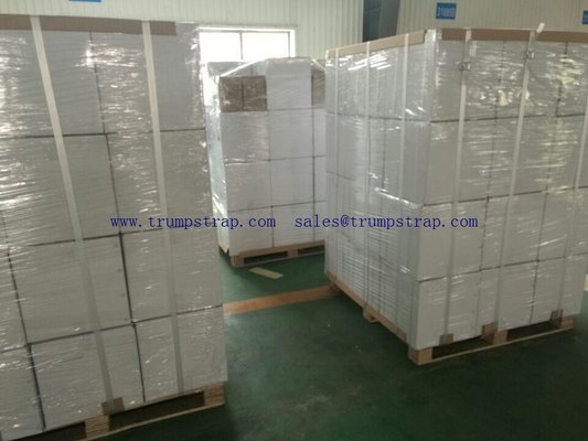 composite strap, hot melted strap in transport/logistics packaging, fixing, warehousing etc
