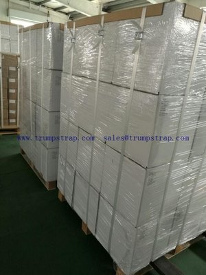 composite strap, composite strap in transport/logistics packaging, fixing, warehousing etc