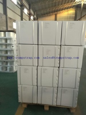 composite strap, lashing strap in transport/logistics packaging, fixing, warehousing etc