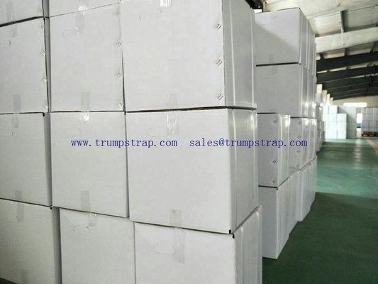 composite strap, wire buckles in transport/logistics packaging, fixing, warehousing etc