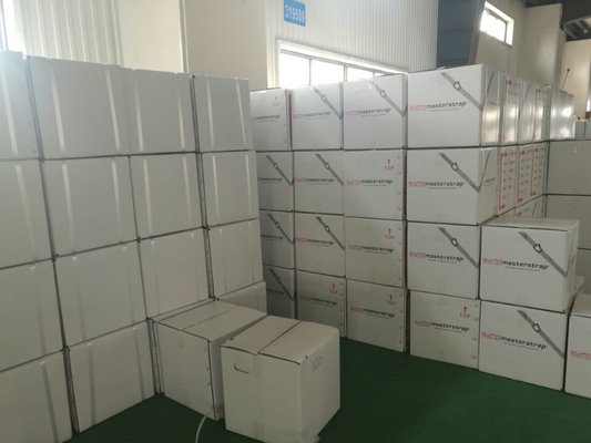 composite strap, polyester strap in transport/logistics packaging, fixing, warehousing etc