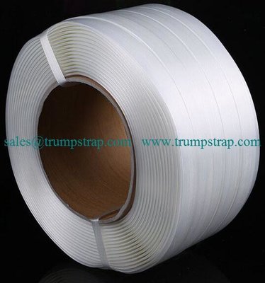 composite strap, wire buckles in transport/logistics packaging, fixing, warehousing etc