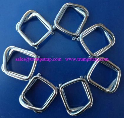 composite strap, wire buckles in transport/logistics packaging, fixing, warehousing etc